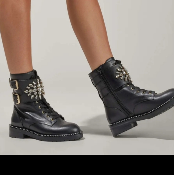 Kurt Geiger | Shoes | Kurt Geiger Mini Stoop Combat Boot Size 5m | Poshmark